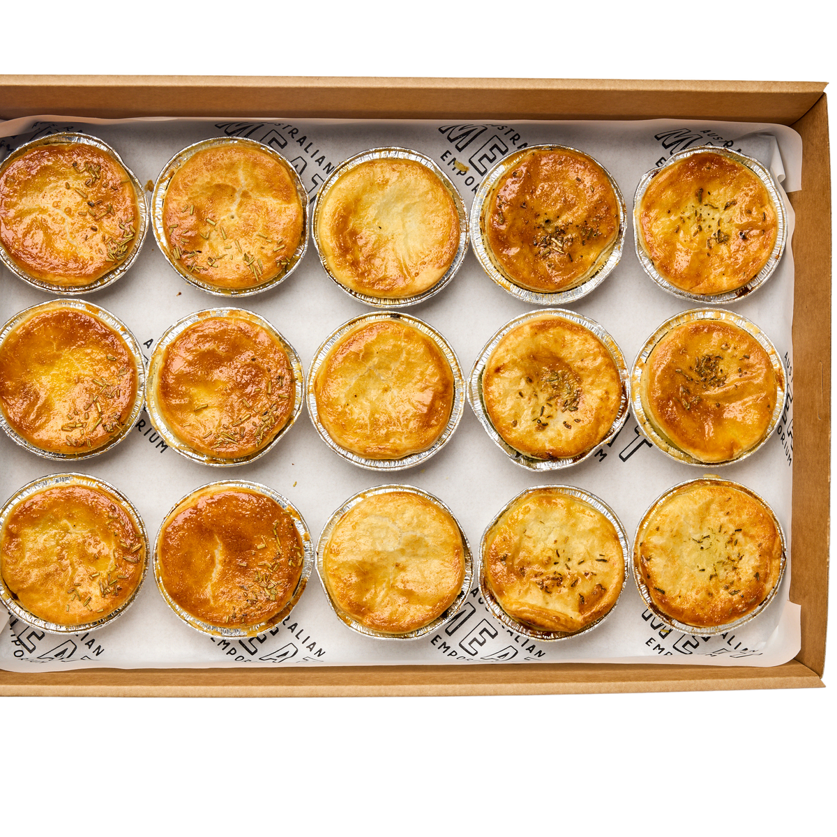 Mixed Gourmet Party Pie Box – Australian Meat Emporium
